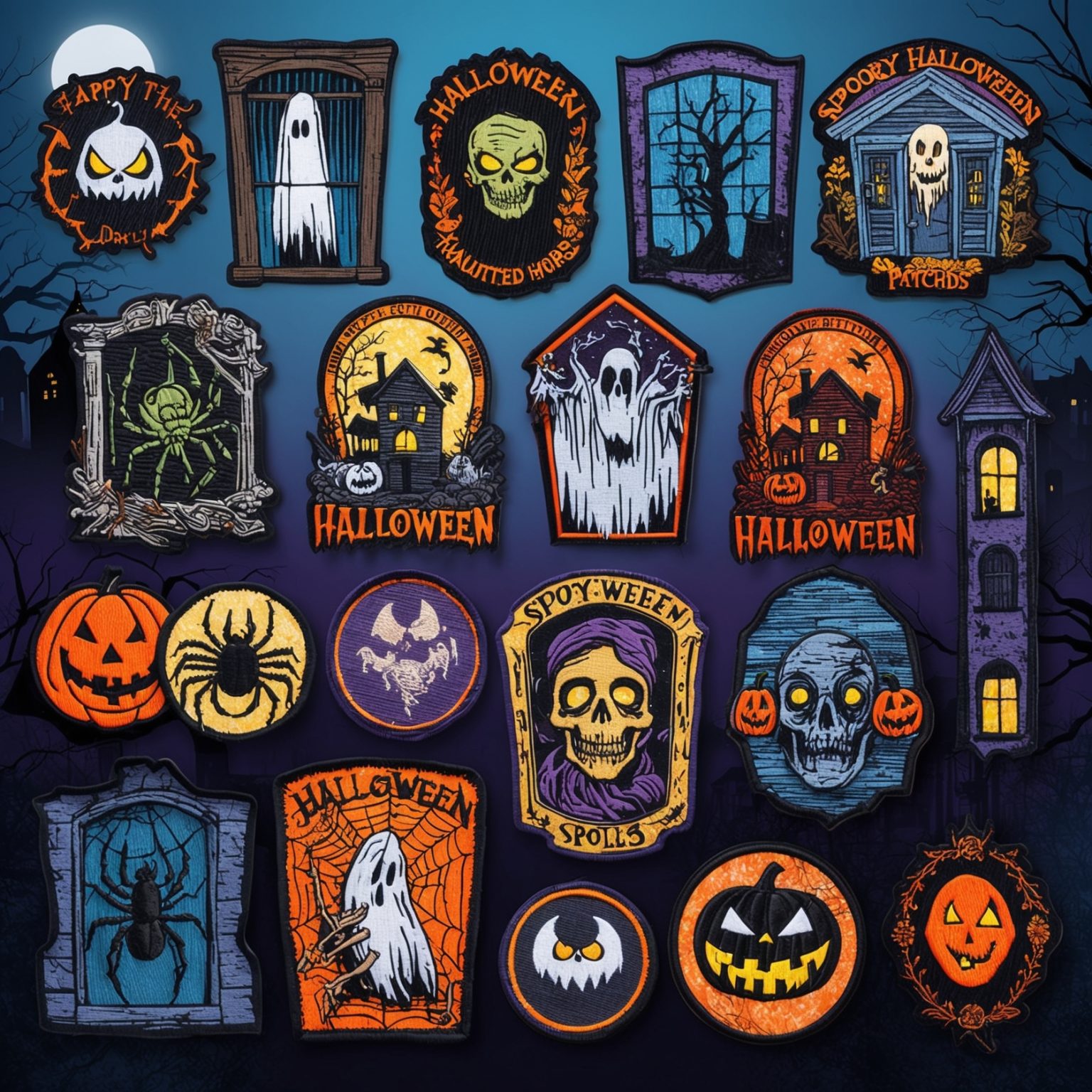Spooky Keepsakes: Custom Patches to Commemorate Haunted House Visits ...